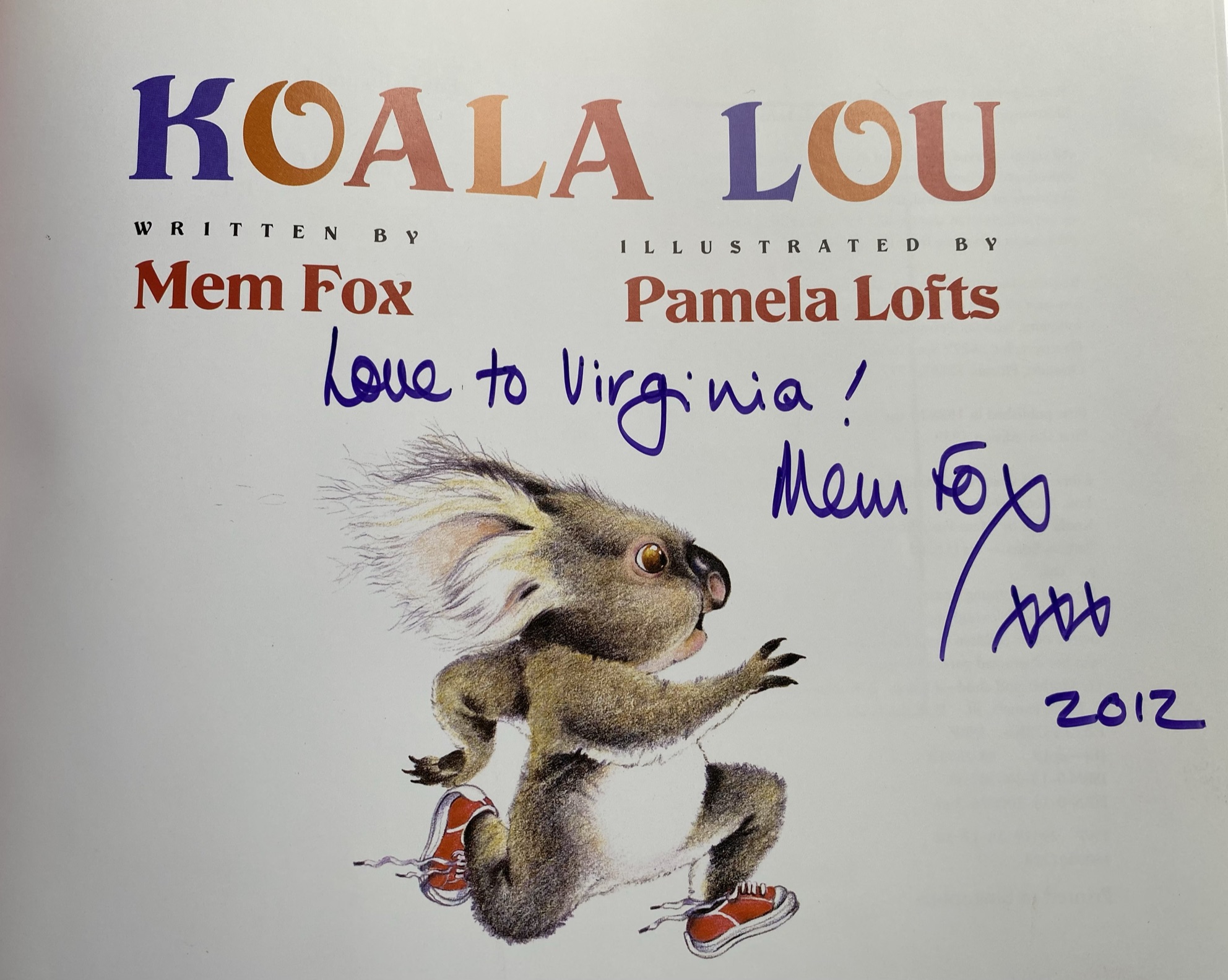 Koala Lou, I DO Love You! - Maxine and Leon Read a Book